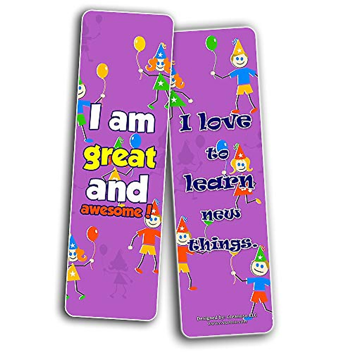 Positive Affirmations for Kids Bookmarks (60-Pack)