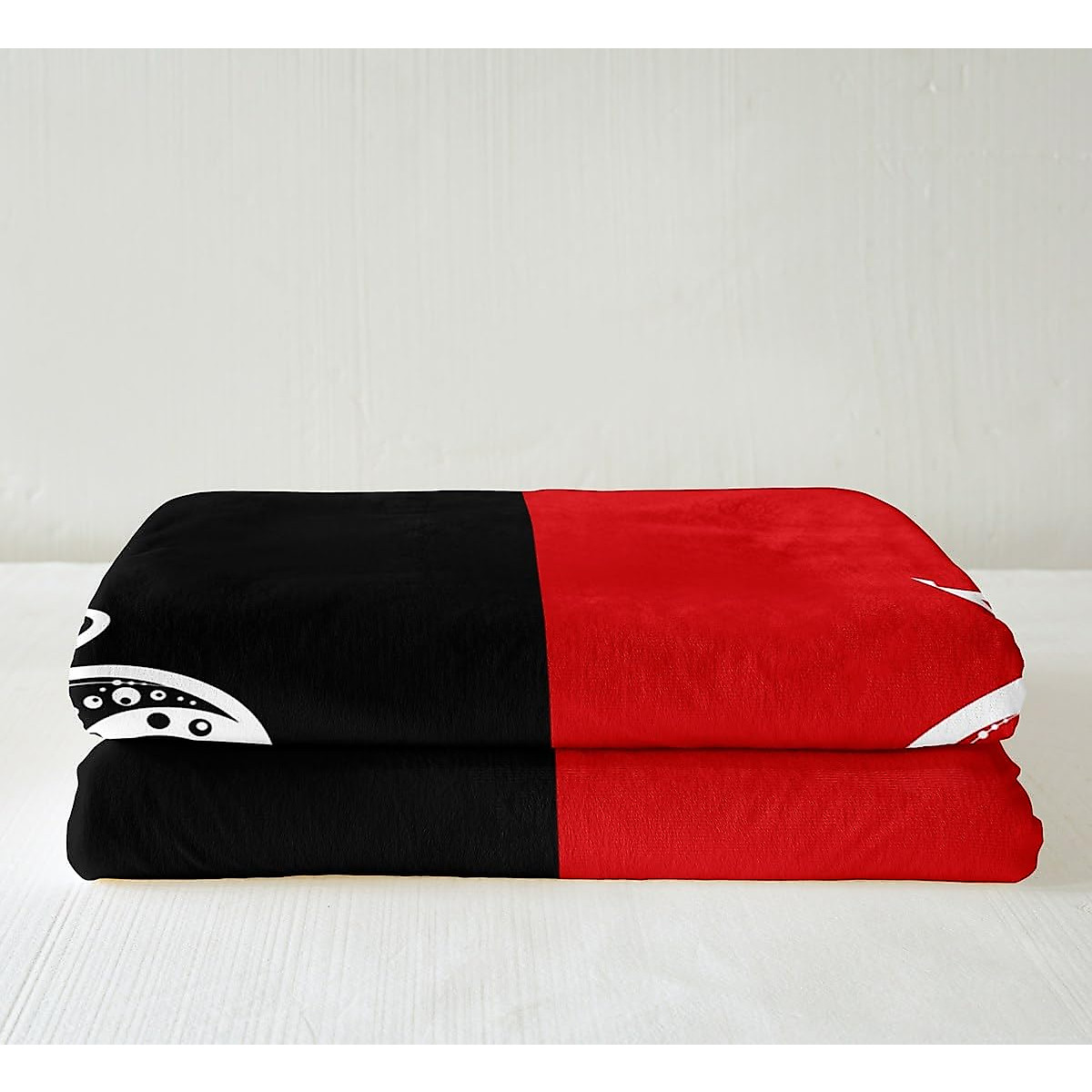Couple Wedding Throw Blanket Best Gifts from Husband for Anniversary,King and Queen Crown Blanket,Red and Black Fleece Blanket Gifts for Couple,I Love You Gift for Her Romantic Valentine's Day 40"x50"