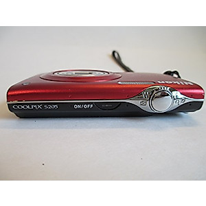 Nikon Coolpix S205 Digital Camera (Red)