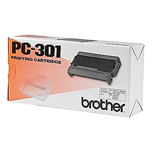 Brother Pc301 Thermal Transfer Print Cartridge, Black - in Retail Packaging