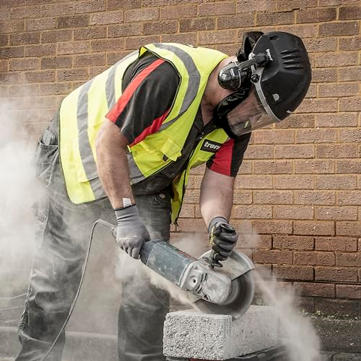 Trend Airshield Pro Full Face Shield w/ Battery Cradle Bundle - Complete Dust Protection and Recharging Solution, AIR/PRO/D3