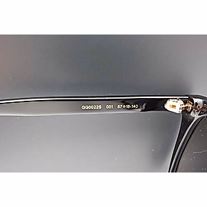 Gucci Women's Lightness Square Sunglasses, Black/Grey, One Size