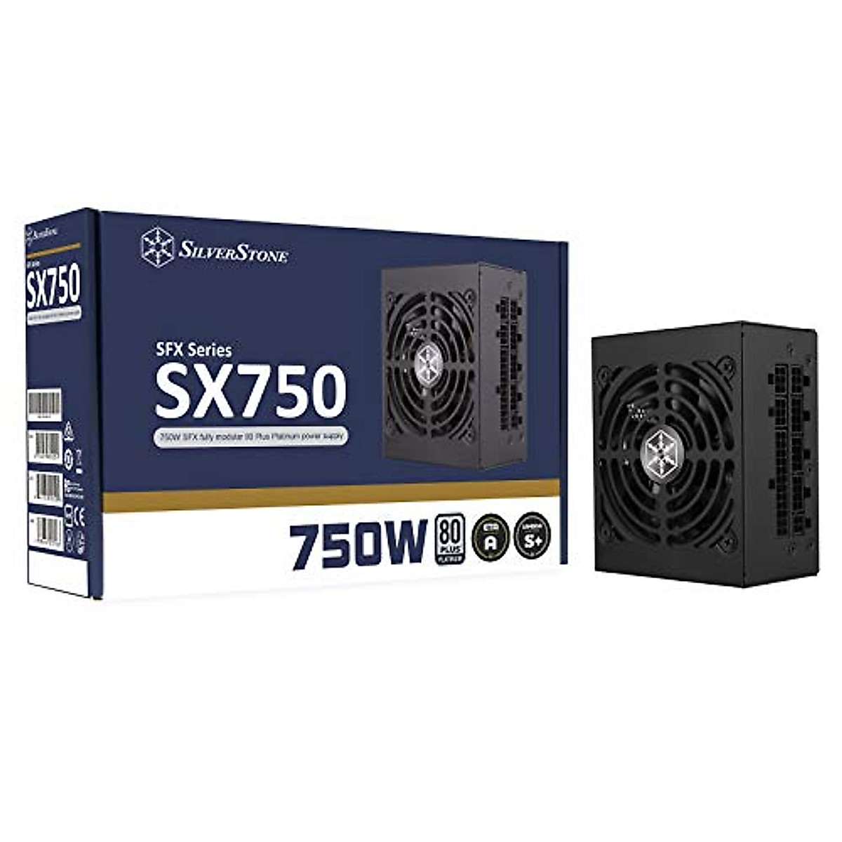 SilverStone SX750 Platinum, 750W SFX Fully Modular 80 PLUS Platinum Power Supply, SST-SX750-PT