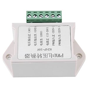Hilitand PWM Converter Module Digital to Analog Voltage Converter Adapter White