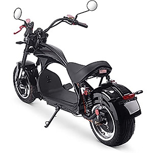 MotoTec Lowboy 60v 20ah 2500w Lithium Scooter Black