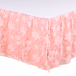 The Peanutshell Audrey Crib Dust Ruffle