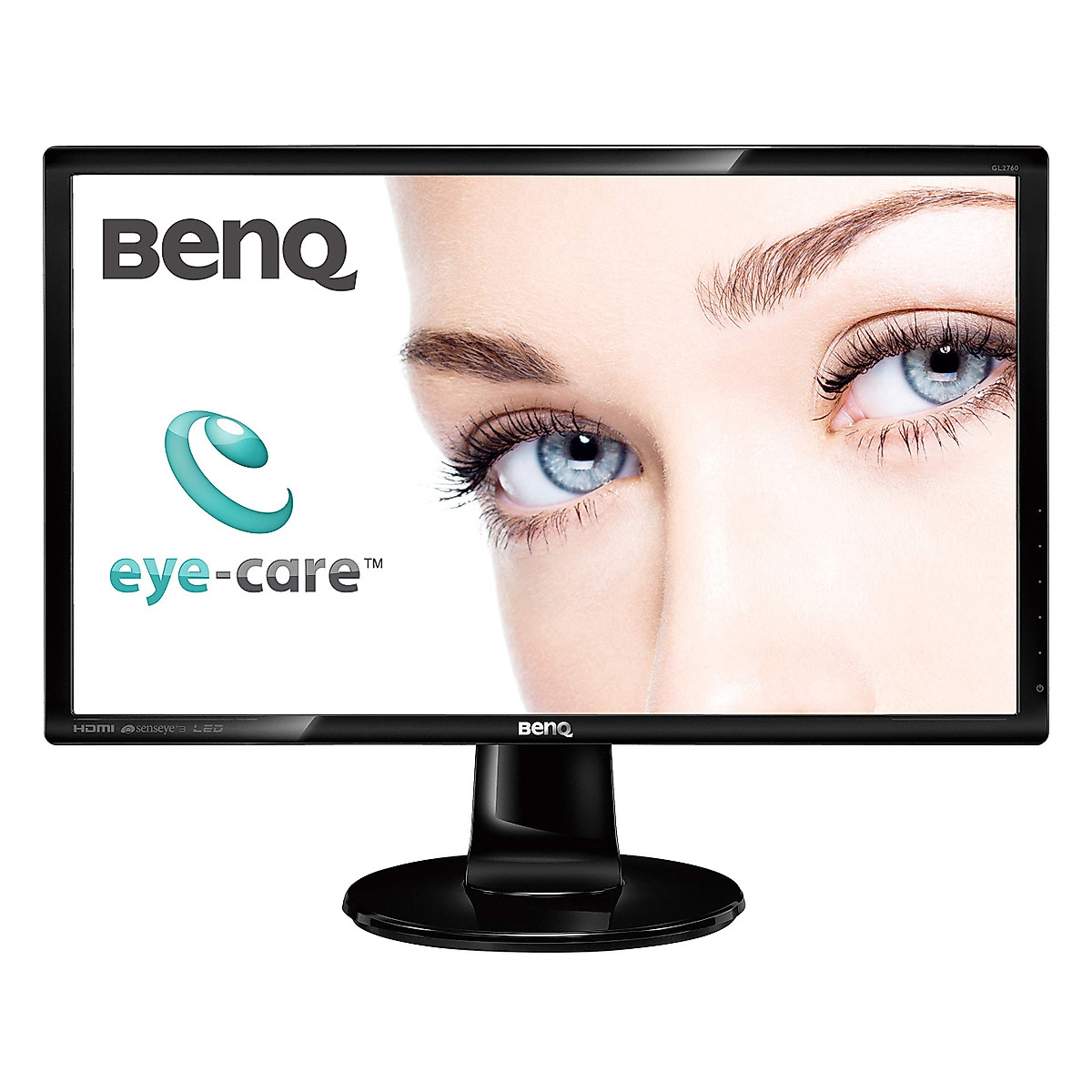 BenQ GL2780 Gaming Monitor 27" FHD 1920x1080p 75Hz 1ms Fast Response Time | TN | Eye-Care Tech | Low Blue Light | Adaptive Brightness | Anti-Glare | HDMI | Tilt Screen | Built-in Speakers,Glossy Black