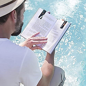 MWOOT 30Pcs Magnetic Bookmarks, Starry Sky Magnet Page Markers Kit, Universe Magnetic Page Clips Bookmark for Kids Students Book Lovers School Office Reading Supplies (15 Styles, 6x2CM)