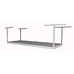 MonsterRax-3x8 Overhead Garage Storage Rack (White, 24"-45")