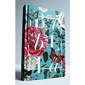 Biblia RVR 1960 letra grande tamaño manual, tapa dura Jardin de flores / Spanish Bible RVR 1960 Handy Size Large Print Hardcover Garden of Flowers