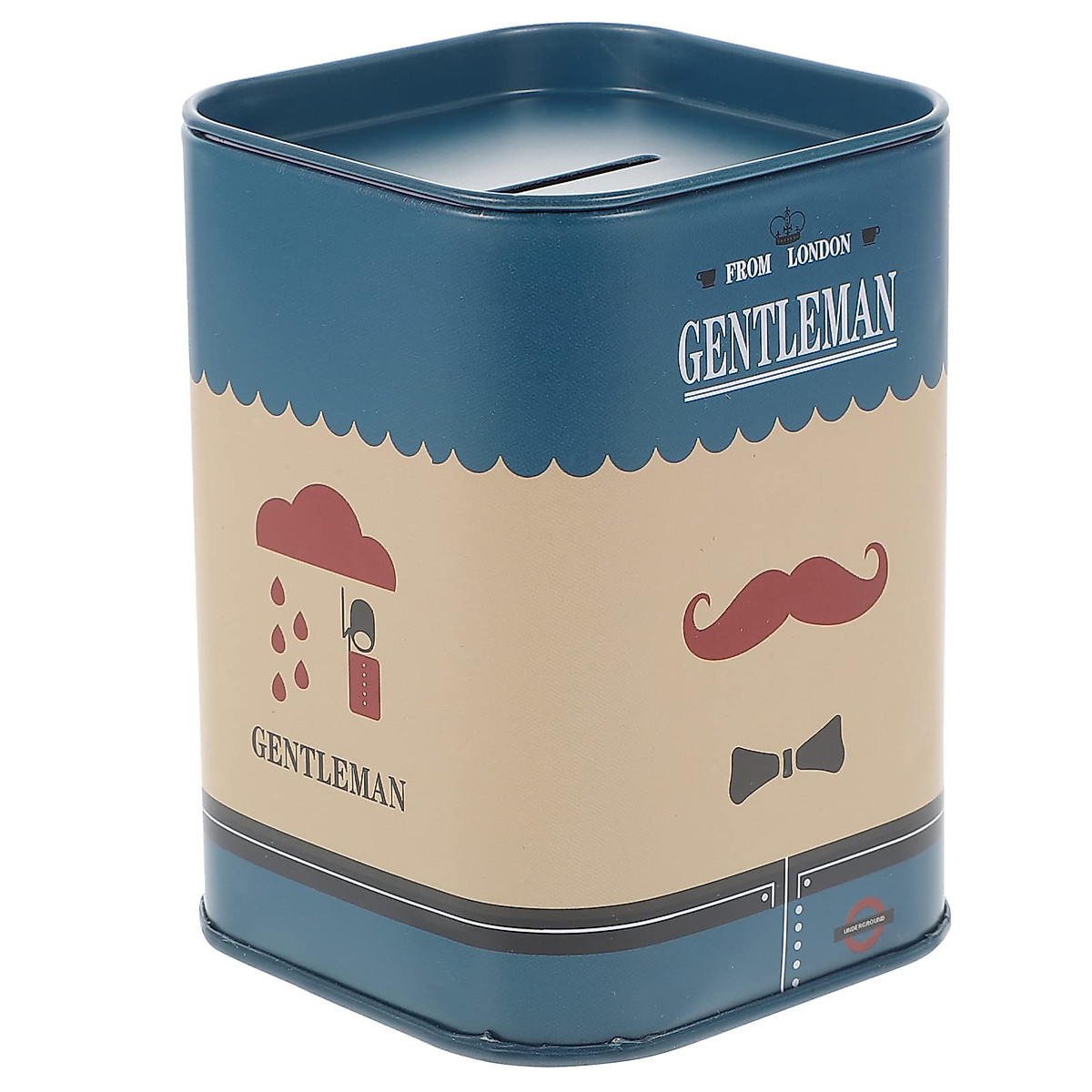 Beaupretty Razor Disposal Case Stainless Steel Safety Razor Disposer Razor Bank Storage Container for Safety Razor Storagement Blue