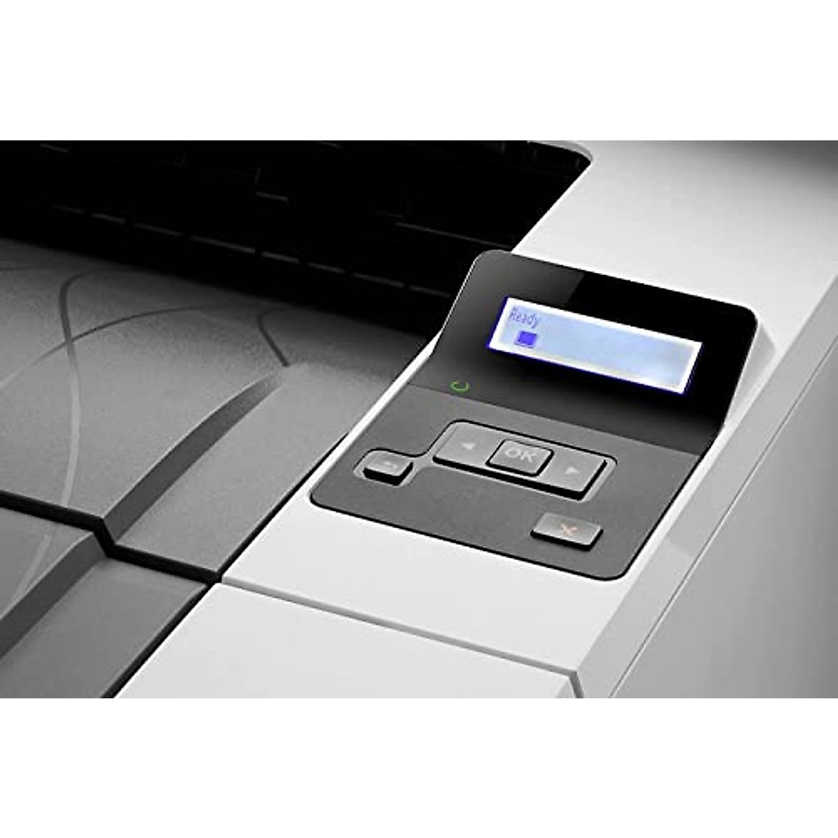 HP Laserjet Pro M404n Black and White Single-Function Wired Laser Printer, White - Print only - 2-line LCD Display, 40 ppm, 4800 x 600 dpi, Ethernet, Hi-Speed USB, Cbmoun Printer_Cable