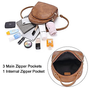 CLUCI Small Backpack Purse Bundles with Women Wallet