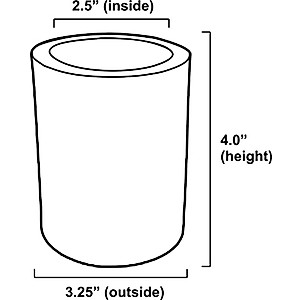 Blank Thick Foam Old School Can Cooler (Black)