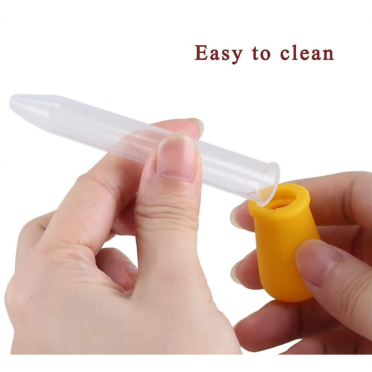 vaoruteng 8 Pack Liquid Droppers Silicone 5ml Clear Liquid Medicine Eye Dropper with Bulb Tip for Kids Candy Mold