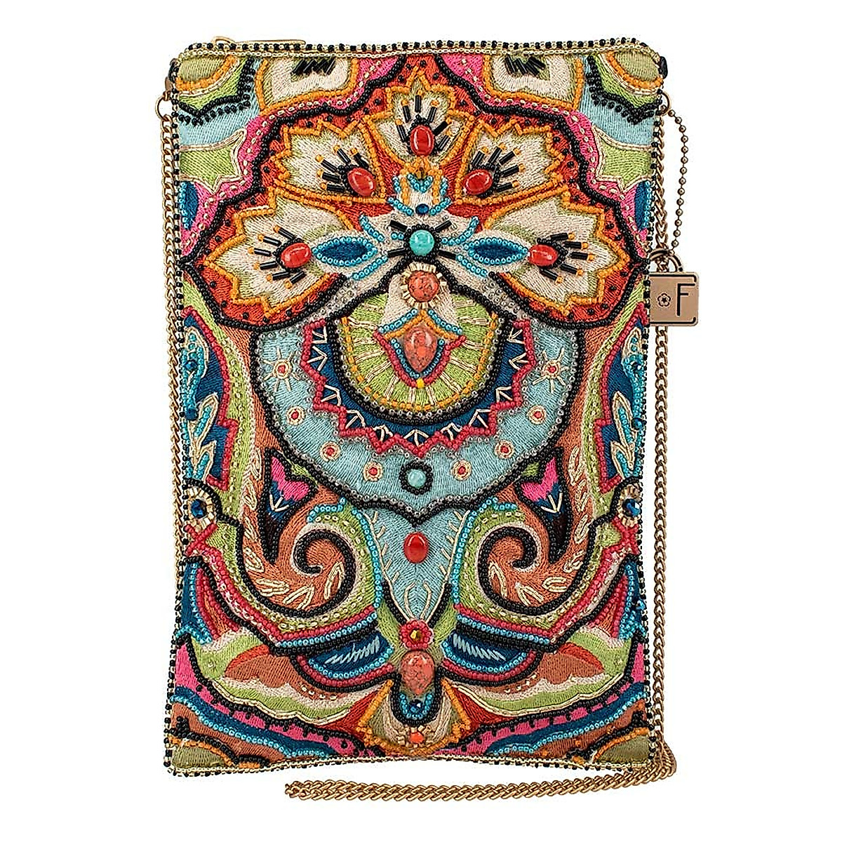 Mary Frances Party on The Patio Mini Crossbody Handbag, Multi