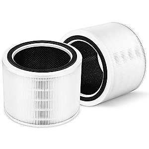 Core 200S H13 True HEPA Replacement Filter for LEVOIT Core 200S Smart WiFi Air Puri-Fier, 3-in-1 True HEPA Activated Carbon Pre-Filter, Core 200S-RF【Not for Vista 200】 2 Pack