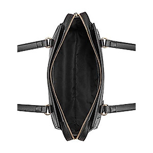 NINE WEST Brooklyn Jet Set Shldr Satchel, Black