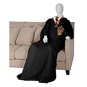 Northwest Comfy Throw Blanket with Sleeves, 48 x 71 Inches, Gryffindor Rules