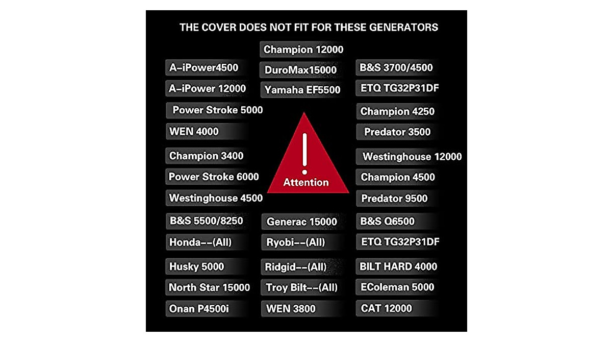 Cover Geny Heavy Duty Generator Tent - Weatherproof Protection