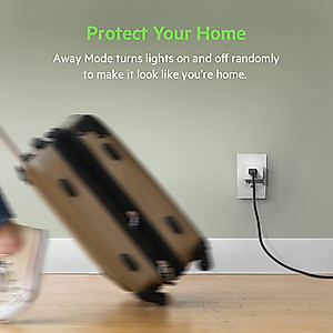 Wemo Smart Plug (Simple Setup Smart Outlet for Smart Home, Control Lights and Devices Remotely Works w/Alexa, Google Assistant, Apple HomeKit)(Pack of 1)