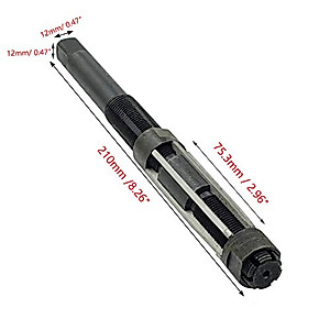 Rannb Adjustable Hand Reamer Square End Blade Reamer Adjustment Range 23mm - 26mm/29/32" - 1-1/32"