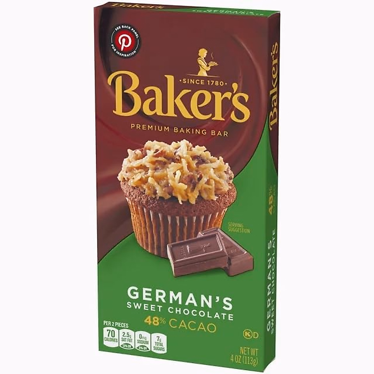 Bakers Sweet German Chocolate, 4 oz