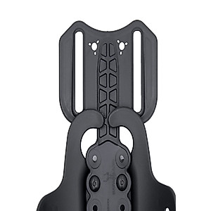 SAFARILAND Drop Flex Adapter with Single Strap Leg Shroud for Gun Holsters, Assembly Polymer