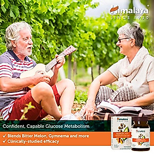 Himalaya GlucoCare Herbal Supplement, Glucose Metabolism, Pancreatic Support, Triphala, Bitter Melon, Turmeric, Gluten Free, Vegan, 180 Capsules, 45 Day Supply