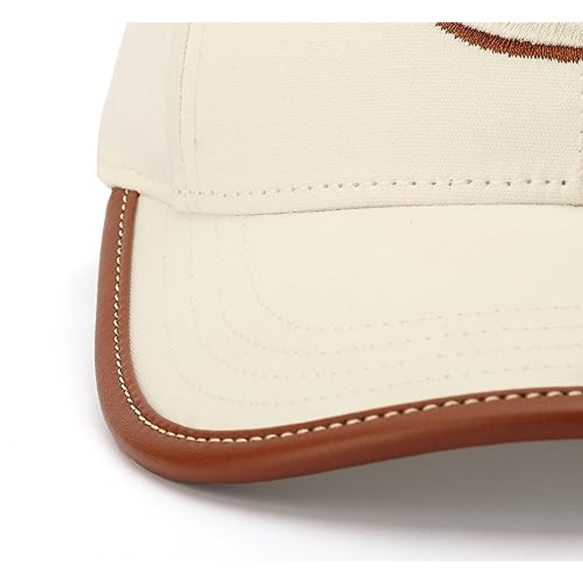 Coach Womens Cotton Canvas Hat Baseball Cap, Chalk, Medium-Large US