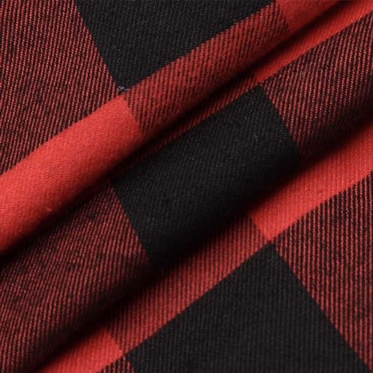 BAXLIMEK Cardigan For Women,2023 Fall Fashion Clothes Trendy Plaid Print Long Sleeve Shirts Outerwear,Dressy Casual Loose Open Front Lightweight Coats Plus Size Going Out Tops(B-Red,L)