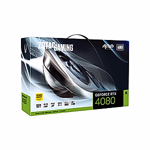 ZOTAC Gaming GeForce RTX 4080 16GB AMP Extreme AIRO GDDR6X 256-bit 22.4 Gbps PCIE 4.0 Graphics Card, IceStorm 2.0 Advanced Cooling, Spectra 2.0 RGB Lighting, ZT-D40810B-10P