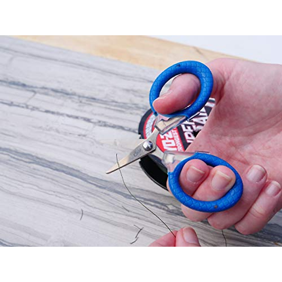 Cuda 3" Titanium Bonded Micro Scissor, Blue (18826)