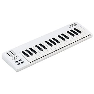 midiplus AKM320 32 key MIDI Keyboard Controller, white
