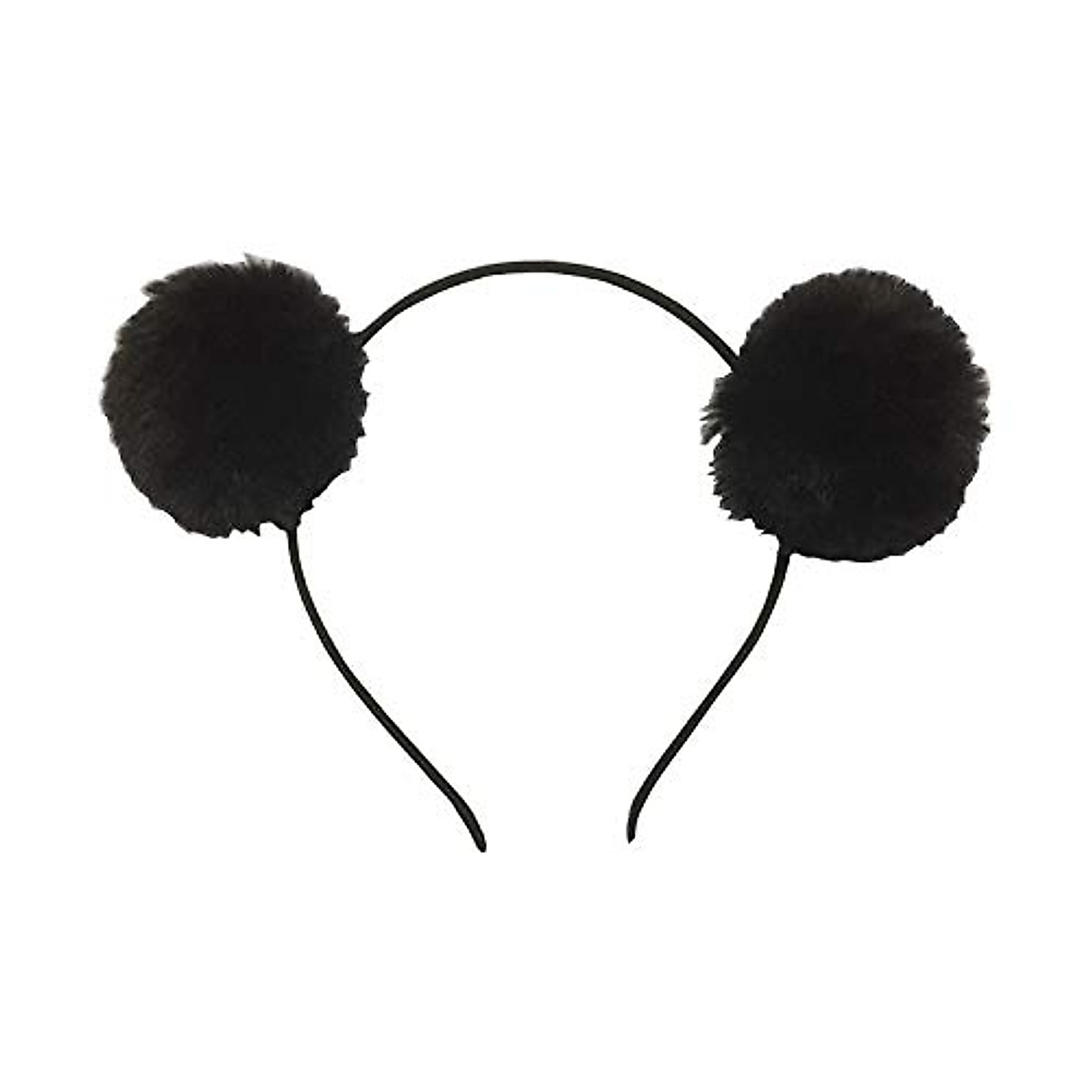 Pom Pom Headband Hairband Headwear Head Hoop Animal Cute Soft Fluffy Style for Girls Boys Costume