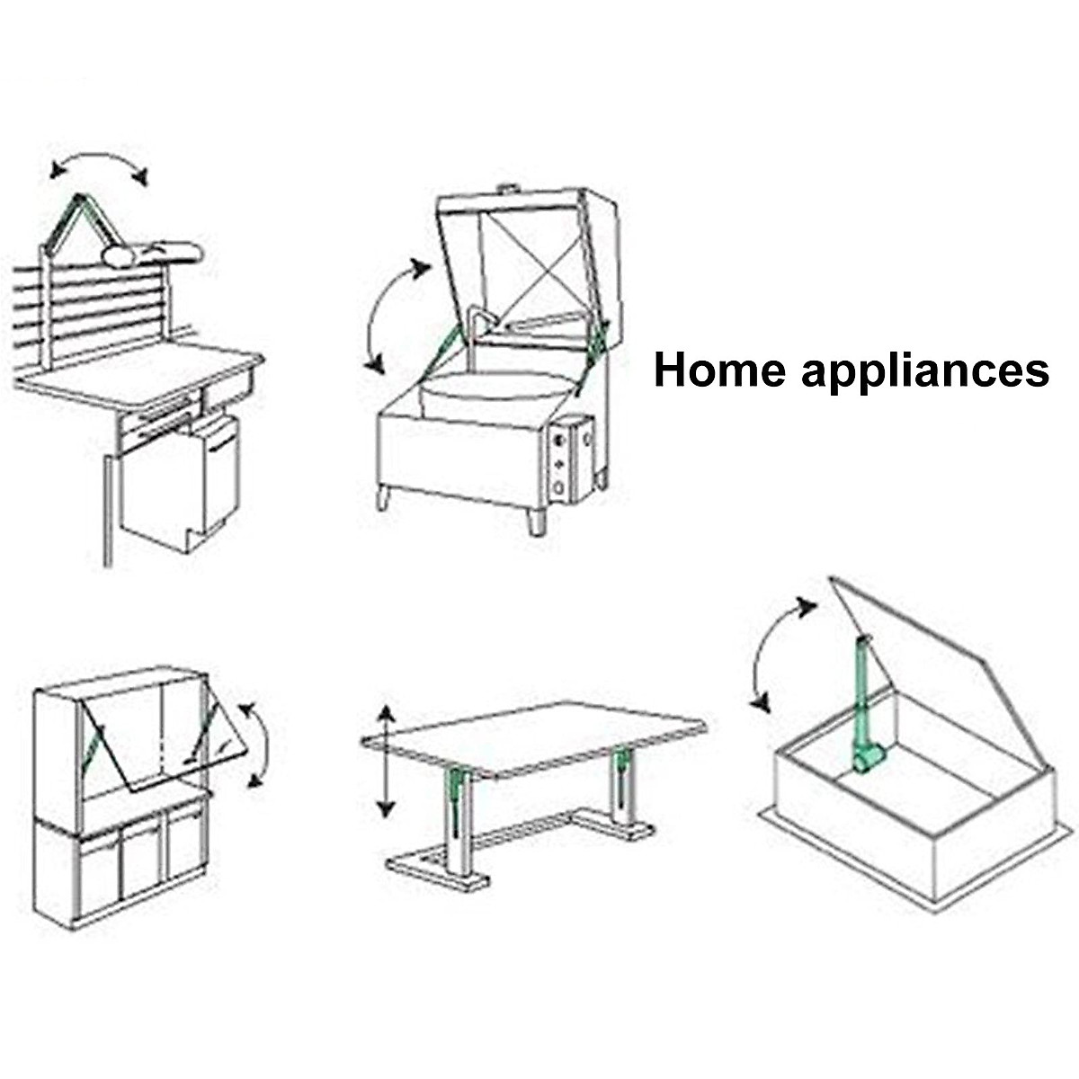 Hztyyier Electric Recliner Controller, UP/Down 5 Pin Roll Line Remote Hand Control for Electric Power Recliners, Lift Chair Sofa(US Plug)
