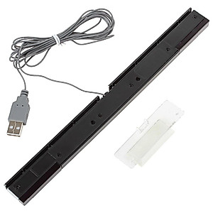 LIPOVOLT® USB Wired Infrared Ray IR Sensor Bar for Nintendo Wii/Wii U/PC + Stand