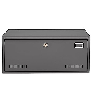 Prohon Metal File Cabinet with Hanging Rod for Letter, A4, Documents, Lateral Cabinets with Drawers & Key Lock, Large Space for Home Office, Gery