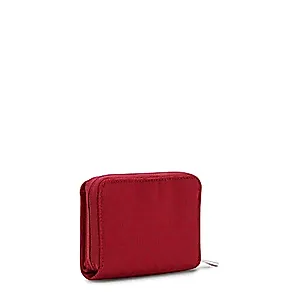 Kipling Women's Money Love Wallet, RFID Anti-Hacker Technology Wallet, Polyester Zip Closure Wallet