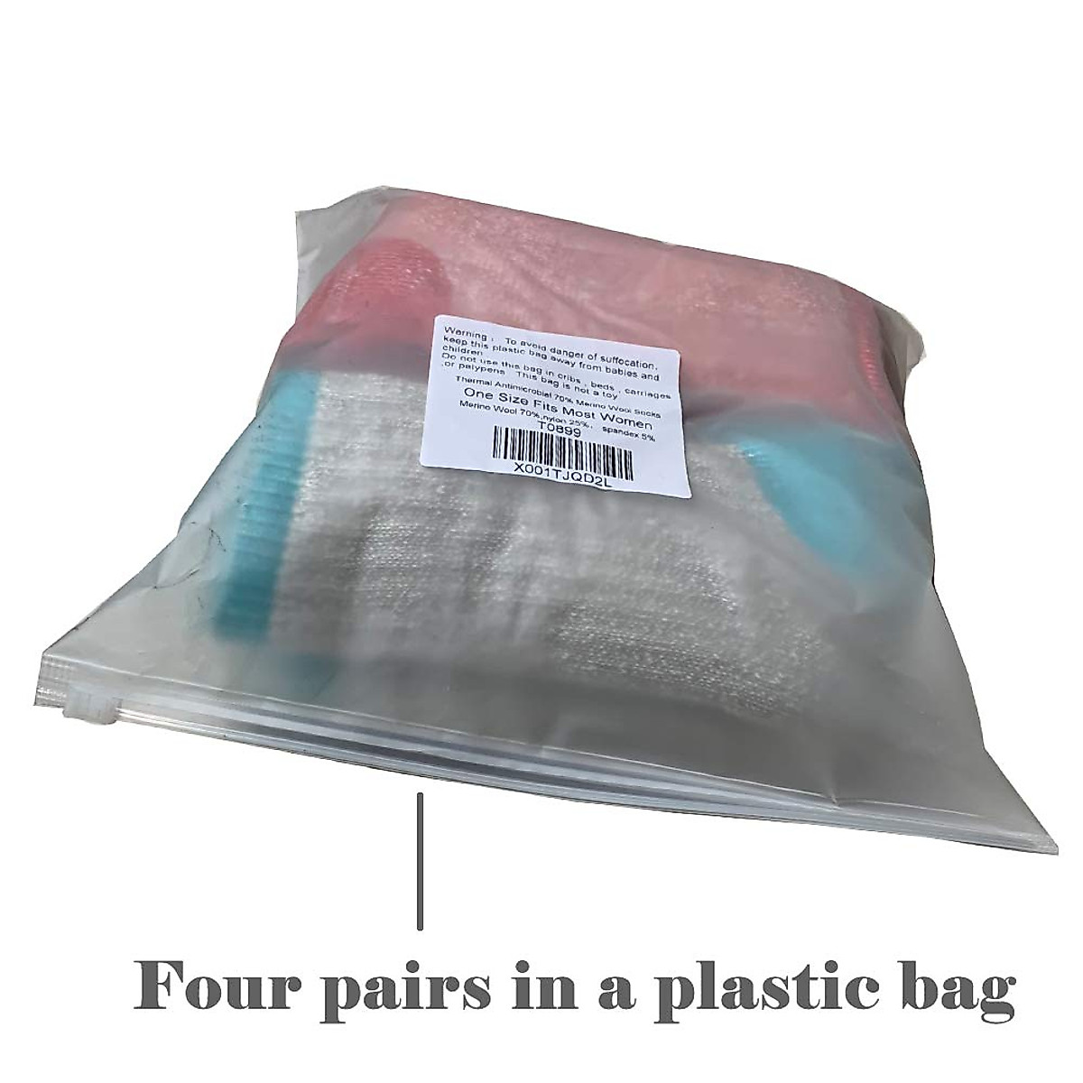 NEVSNEV 4pairs 70% Merino Warm Wool Women Crew Socks - Hiking Outdoor Athletic Thermal Thickening Cushion 9-11