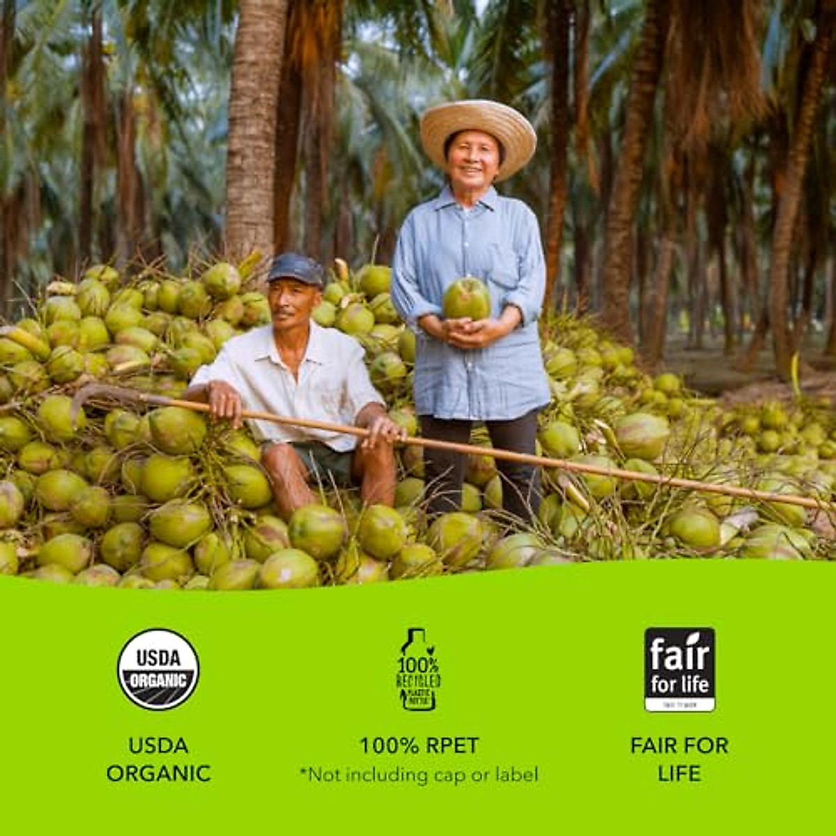 Harmless Harvest Organic Coconut Water Drink, Hydrate with Natural Electrolytes, No Sugar Added, Fair for Life Certified, Original Coconut Water 12 Fl Oz (Pack of 12)