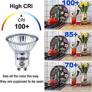 NP5 gu10 120v 25w Bulb Candle Warmer, 6pcs gu10+c 120v 25w Halogen Light Bulbs with Glass Cover, gu10 Bulb Dimmable & Warm White, MR16 GU10 Base for Candle Warmer Light Bulbs, Track Light Bulbs