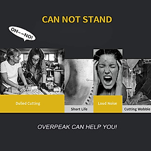 Overpeak 10-Inch Table Saw Blade ATB Ultra Fine Finishing 90 Teeth Wood Cutting Circular Saw Blades