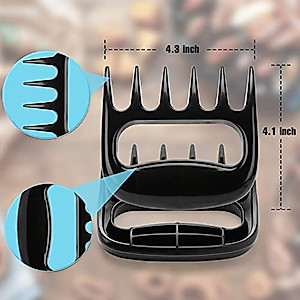 2 Pack Meat Claws for Shredding, Stocking Stuffers, Meat Shredder Tool Bear Claws Chicken Shredder Smoker Grill Accessories for Turkey, Christmas Stocking Stuffers Bbq Gifts for Men