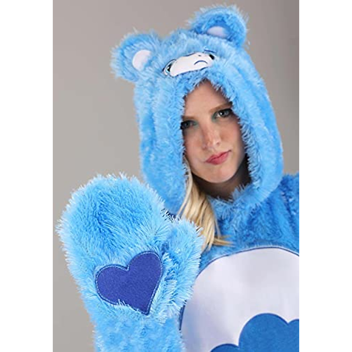 Adult Care Bears Classic Grumpy Bear Costume Grumpy Bear Onesie Suit for Men and Women Medium