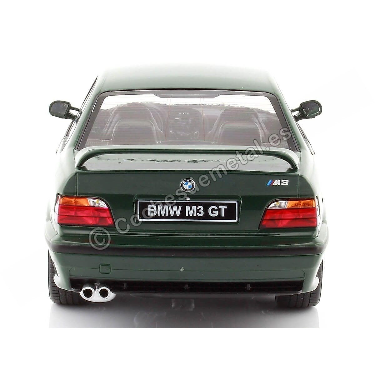Solido S1803907 1:18 1995 BMW E36 Coupe M3 GT-British Racing Green Porsche Collectible Miniature car