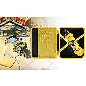 Khanka Hard Case Replacement for DEWALT 1/8-Inch and 1/4-Inch Collets Rotary Saw 5-Amp (DW660), Case Only