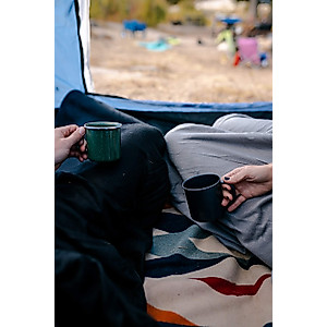 Stansport Fleece Sleeping Bag - Black (510-20), (32- X 75-Inch)