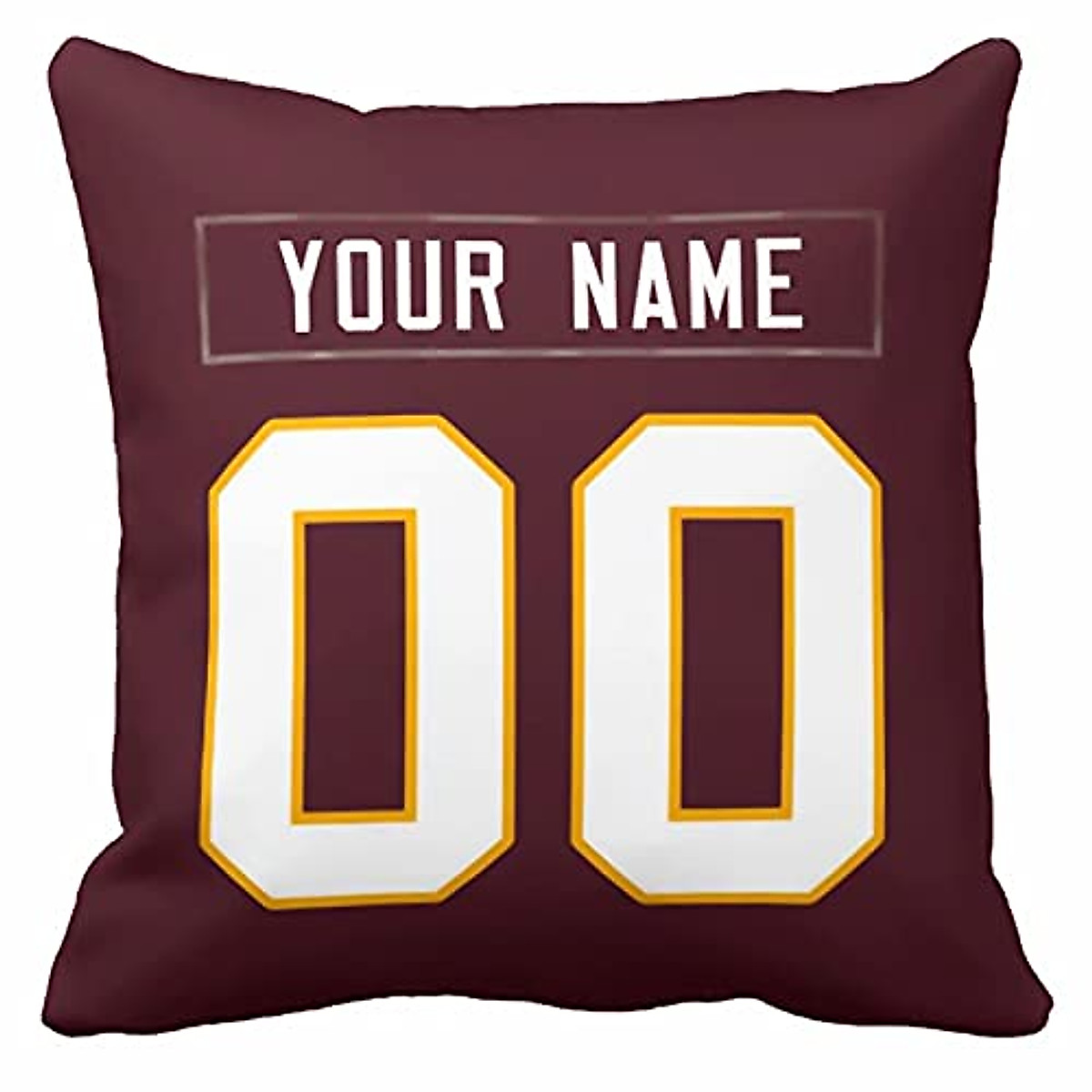 Throw Pillow 2 Packs Custom Any Name and Number for Men Youth Boy Gift