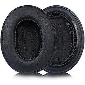 Replacement WH-H910N Ear Pads Protein Leather Earpads Cushions Cover Repair Parts Compatible with Sony WH-H910N Wireless Noise-Canceling Over-Ear Headphones - Black